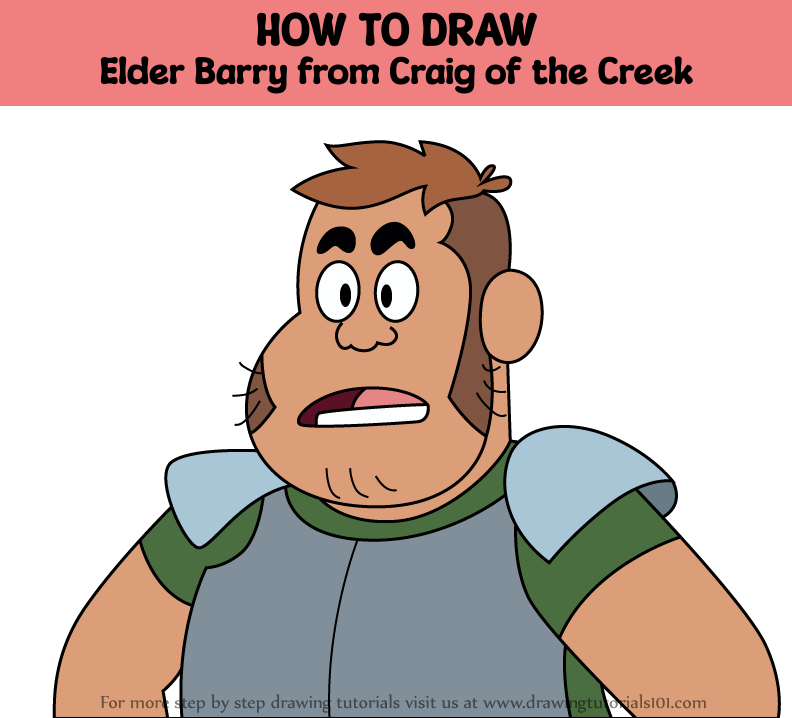 How to Draw Elder Barry from Craig of the Creek (Craig of the Creek ...