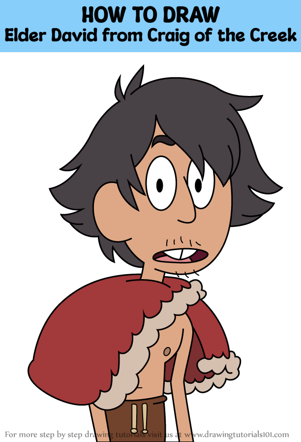 How to Draw Elder David from Craig of the Creek (Craig of the Creek ...