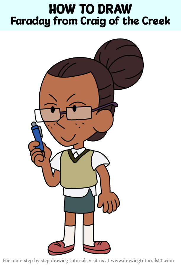 How to Draw Faraday from Craig of the Creek (Craig of the Creek) Step by Step ...