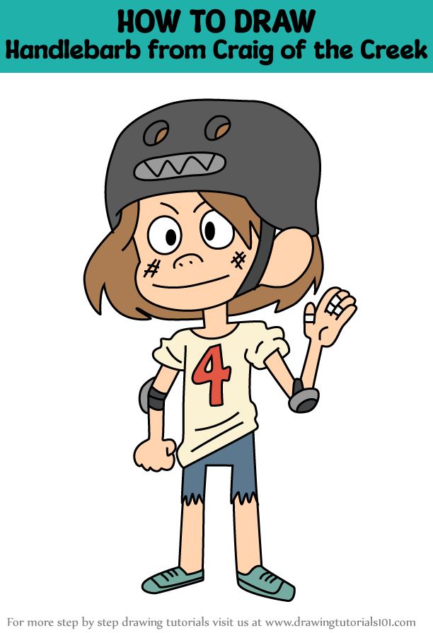 How to Draw Handlebarb from Craig of the Creek (Craig of the Creek) Step by Step ...