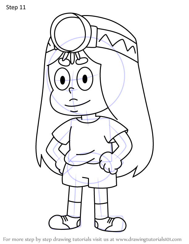 How to Draw Isabella Alvarado from Craig of the Creek (Craig of the Creek) Step by Step ...