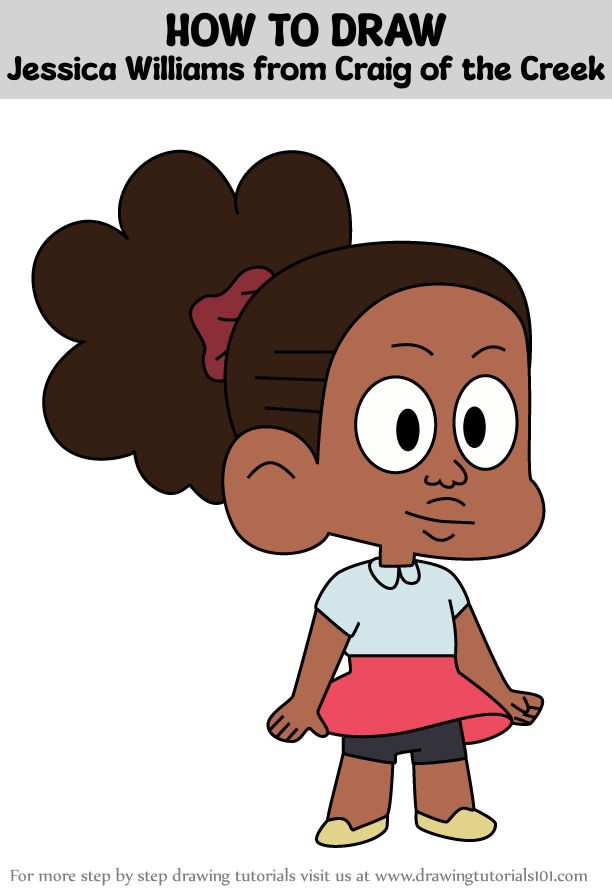 How to Draw Jessica Williams from Craig of the Creek (Craig of the Creek) Step by Step ...