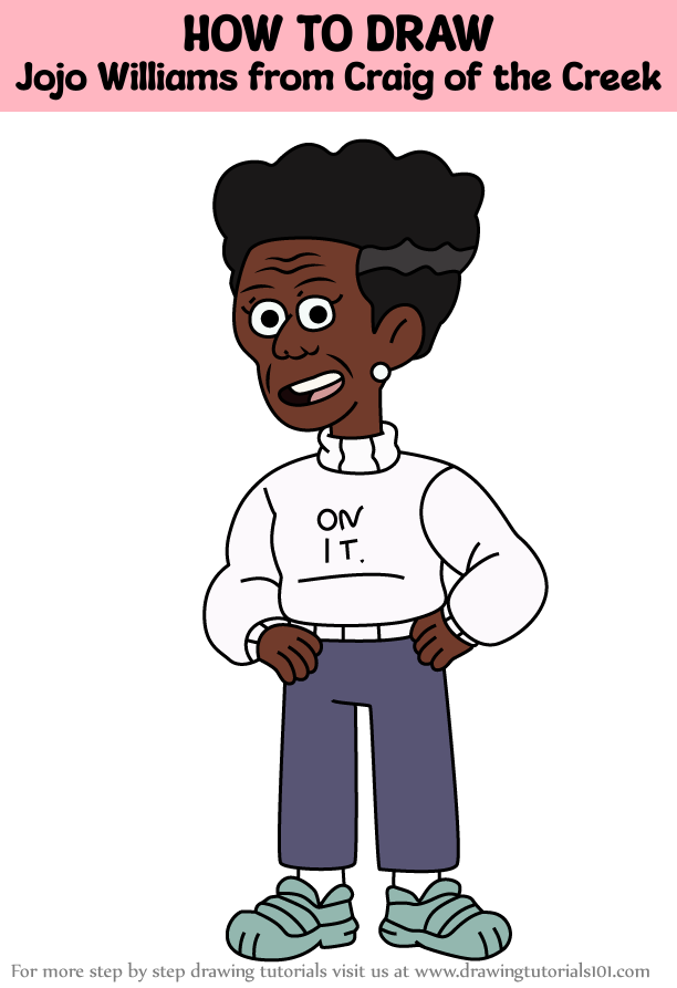 How to Draw Jojo Williams from Craig of the Creek (Craig of the Creek) Step by Step ...
