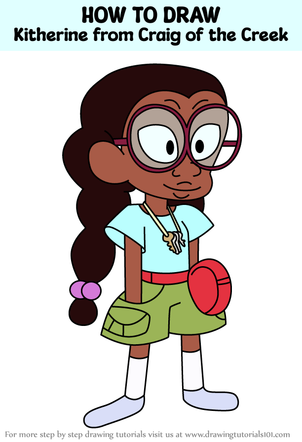 How to Draw Kitherine from Craig of the Creek (Craig of the Creek) Step by Step ...
