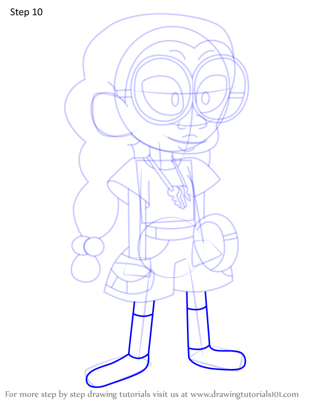 How to Draw Kitherine from Craig of the Creek (Craig of the Creek) Step by Step ...