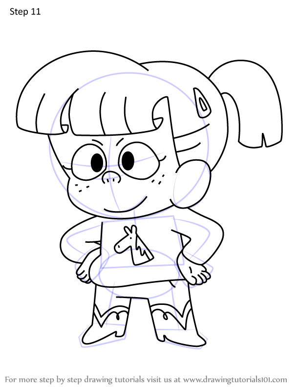 How to Draw Mackenzie from Craig of the Creek (Craig of the Creek) Step by Step ...