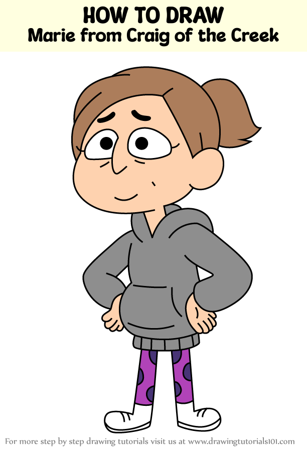 How to Draw Marie from Craig of the Creek (Craig of the Creek) Step by Step ...