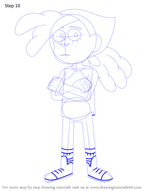 How to Draw Maya from Craig of the Creek (Craig of the Creek) Step by Step | DrawingTutorials101.com