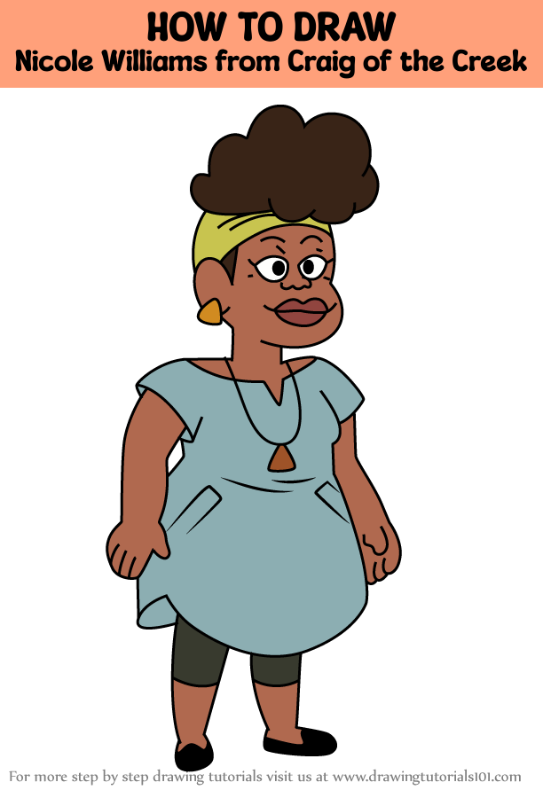 How to Draw Nicole Williams from Craig of the Creek (Craig of the Creek) Step by Step ...