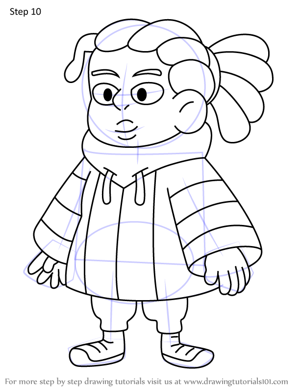 How to Draw Omar from Craig of the Creek (Craig of the Creek) Step by Step | DrawingTutorials101.com