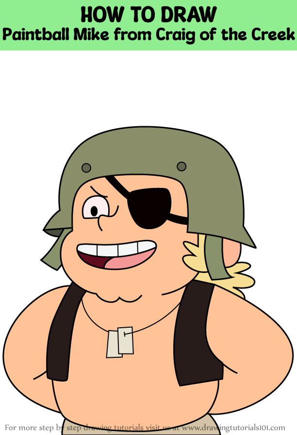How to Draw Paintball Mike from Craig of the Creek (Craig of the Creek ...