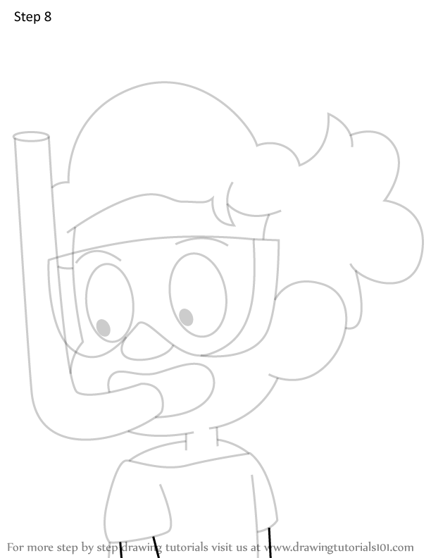 How to Draw Scuba from Craig of the Creek (Craig of the Creek) Step by ...