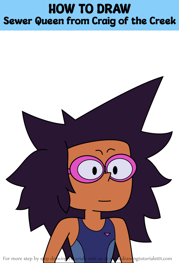 How to Draw Sewer Queen from Craig of the Creek (Craig of the Creek ...