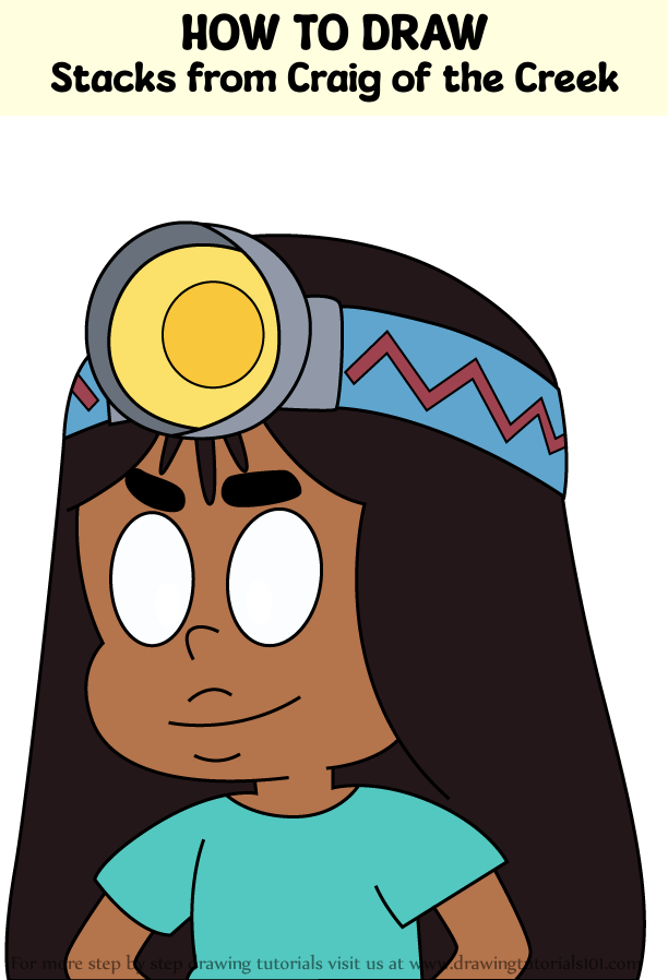 How to Draw Stacks from Craig of the Creek (Craig of the Creek) Step by ...