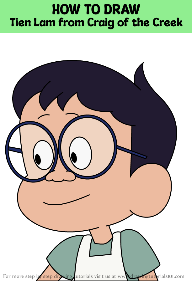How to Draw Tien Lam from Craig of the Creek (Craig of the Creek) Step ...