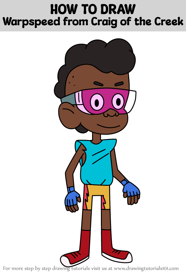 How to Draw Warpspeed from Craig of the Creek (Craig of the Creek) Step by Step ...