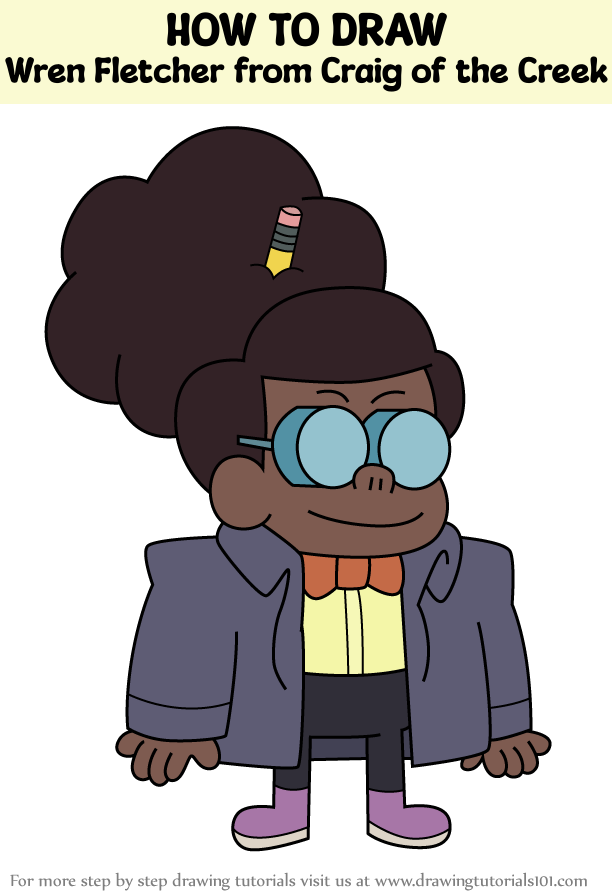 How to Draw Wren Fletcher from Craig of the Creek (Craig of the Creek) Step by Step ...