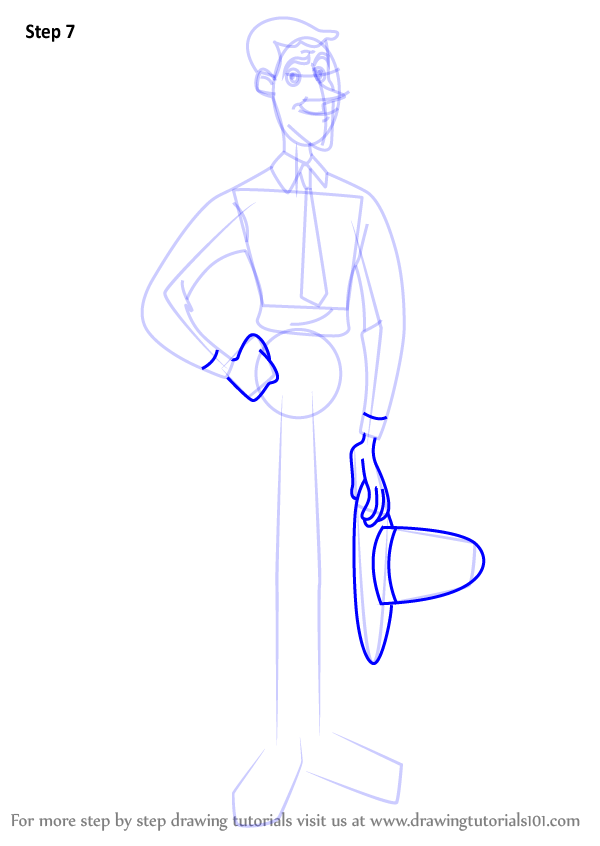 The Man With The Yellow Hat Coloring Pages