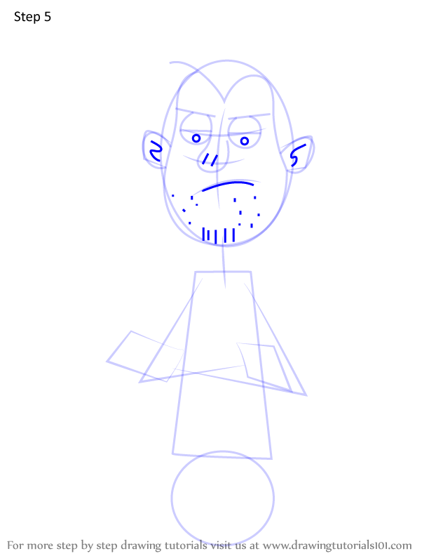 How to Draw Ben from Dan Vs (Dan Vs) Step by Step | DrawingTutorials101.com