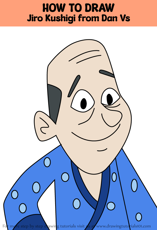 How to Draw Jiro Kushigi from Dan Vs (Dan Vs) Step by Step ...