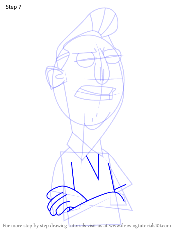How to Draw Mr. Tadesco from Dan Vs (Dan Vs) Step by Step ...