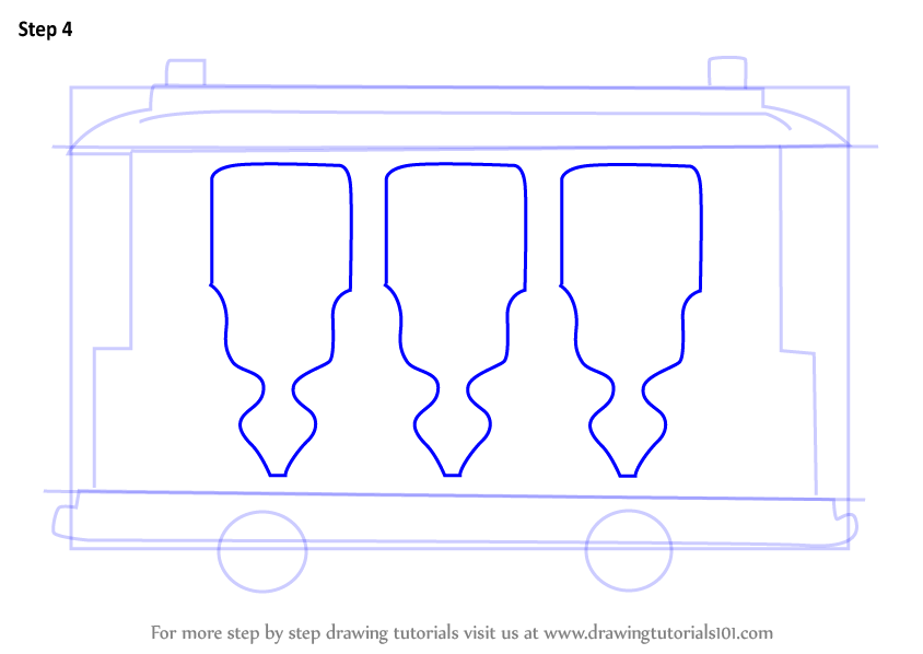 How to Draw Trolley from Daniel Tiger's Neighborhood (Daniel Tiger's ...