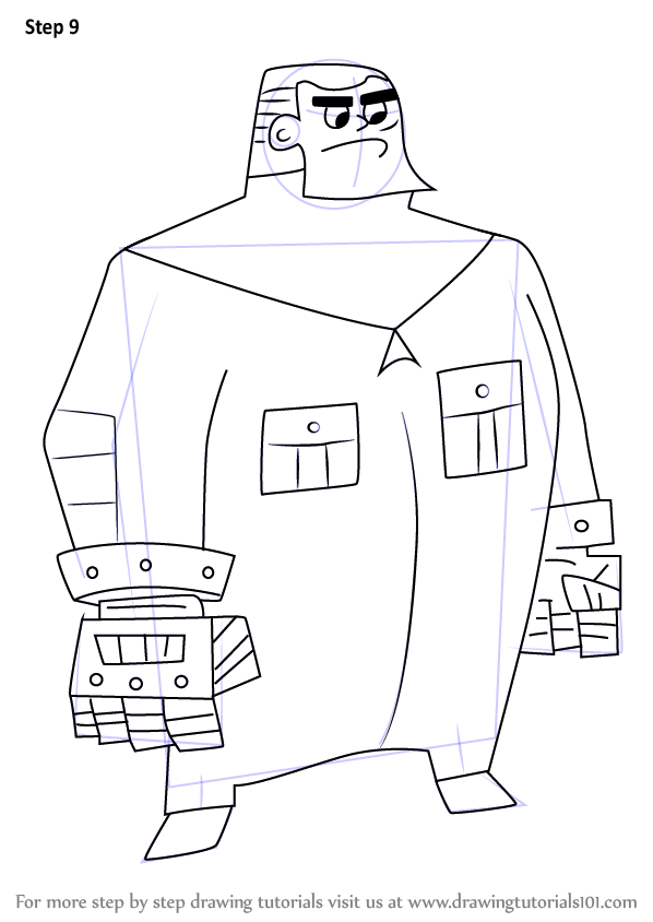 How to Draw Jack Fenton from Danny Phantom (Danny Phantom) Step by Step ...