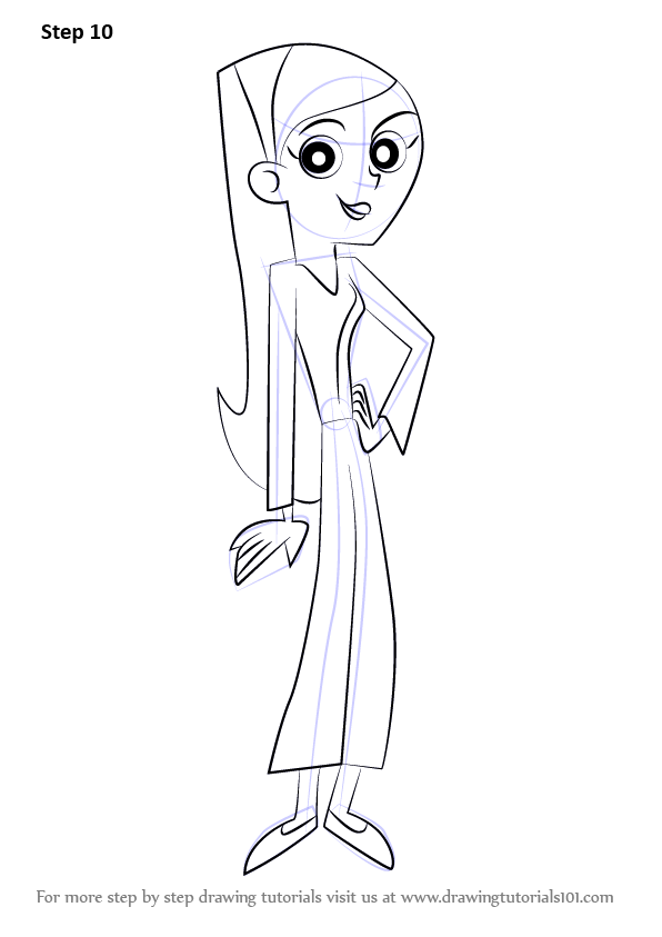 How to Draw Jazz Fenton from Danny Phantom (Danny Phantom) Step by Step ...
