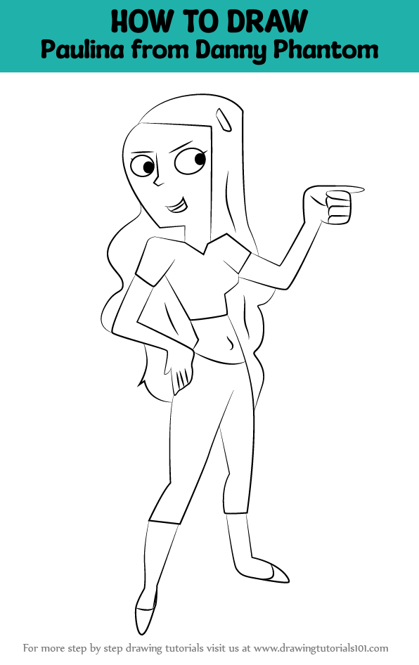 How to Draw Paulina from Danny Phantom (Danny Phantom) Step by Step ...