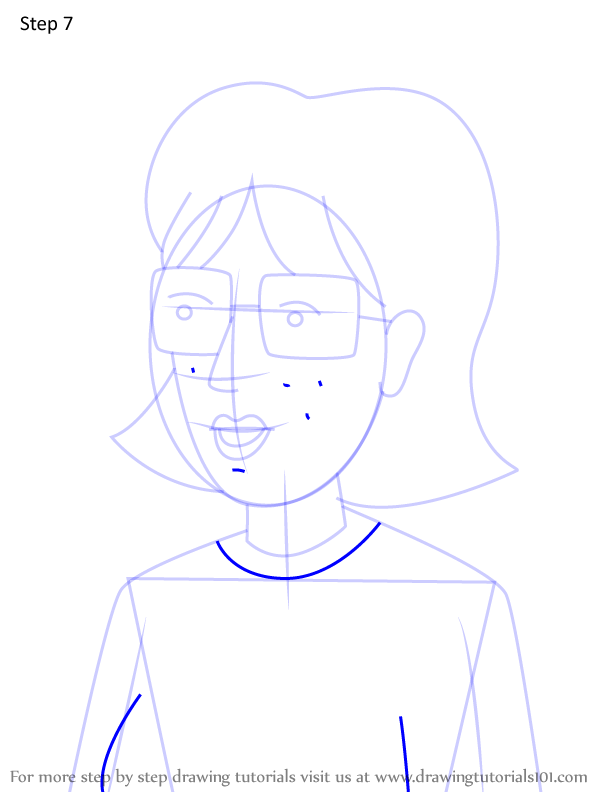 How to Draw Amelia from Daria (Daria) Step by Step ...