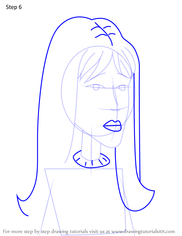 How to Draw Angie from Daria (Daria) Step by Step | DrawingTutorials101.com