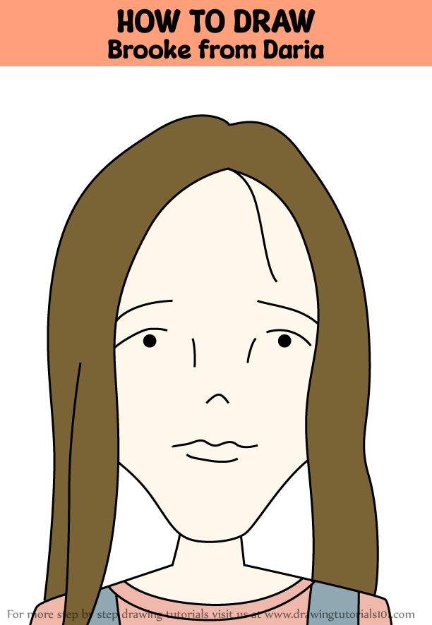 How to Draw Brooke from Daria (Daria) Step by Step ...