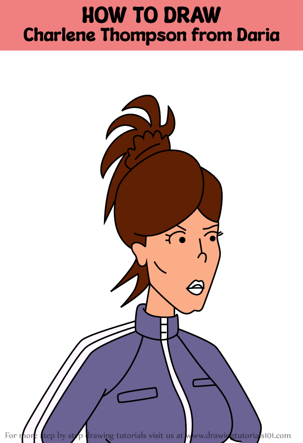 How to Draw Charlene Thompson from Daria (Daria) Step by Step ...