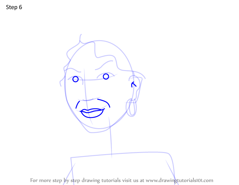 How to Draw Claire Defoe from Daria (Daria) Step by Step ...