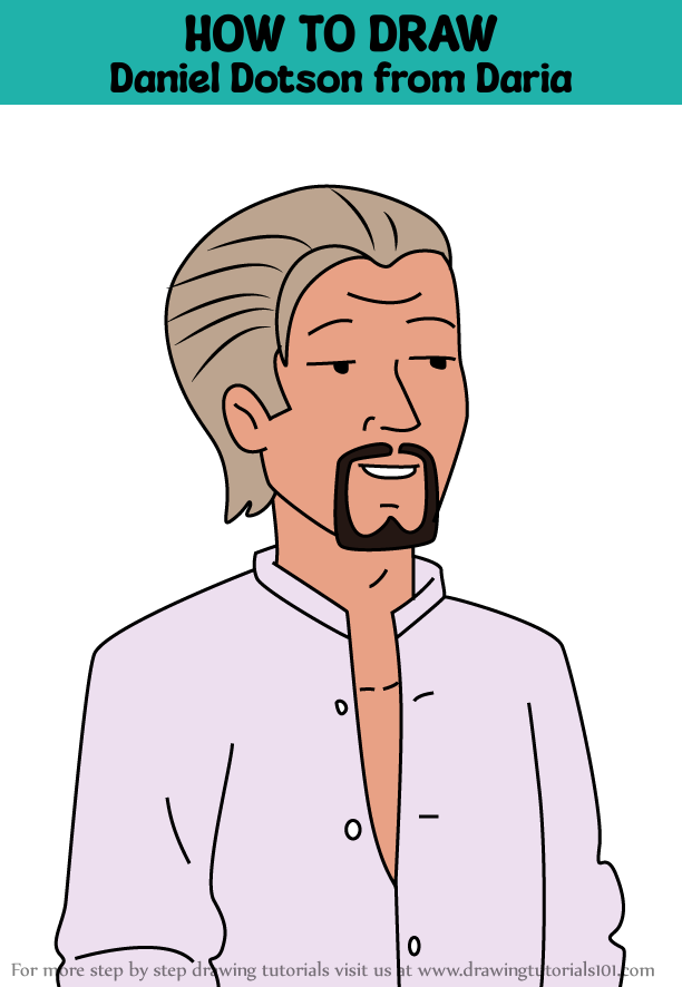 How to Draw Daniel Dotson from Daria (Daria) Step by Step ...