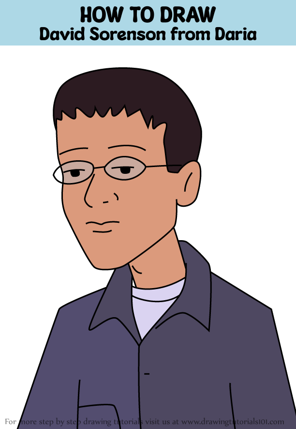 How to Draw David Sorenson from Daria (Daria) Step by Step ...