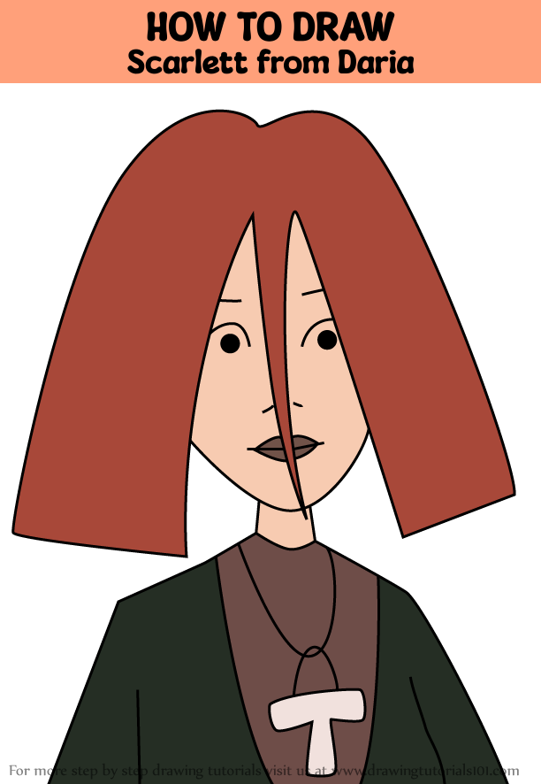 How to Draw Scarlett from Daria (Daria) Step by Step ...