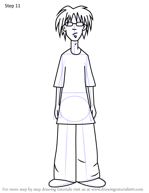 How to Draw Shaggy from Daria (Daria) Step by Step ...