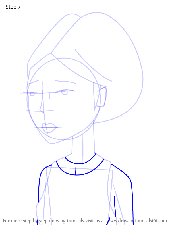 How to Draw Theresa from Daria (Daria) Step by Step ...