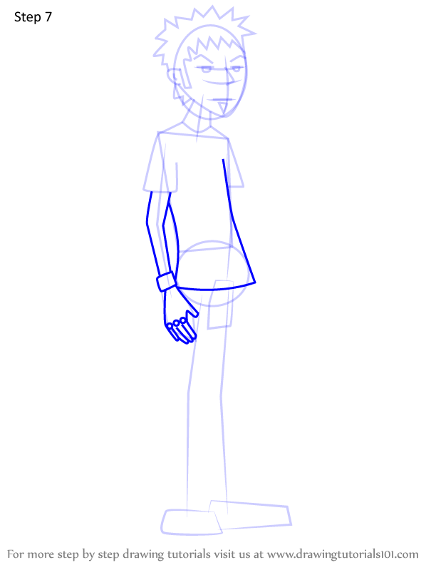 How to Draw Trent Lane from Daria (Daria) Step by Step ...