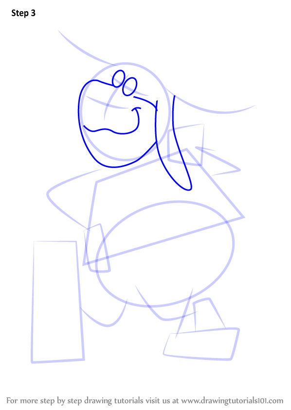 How to Draw Deputy Dawg (Deputy Dawg) Step by Step ...
