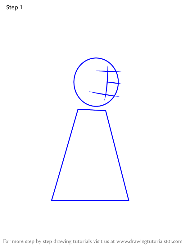 How to Draw Sandra the Witch from Didou (Didou) Step by Step ...