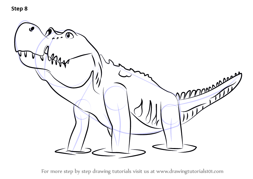 How to Draw Deanna Deinosuchus from Dinosaur Train (Dinosaur Train ...