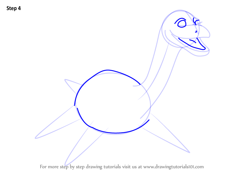 How to Draw Elmer Elasmosaurus from Dinosaur Train (Dinosaur Train ...