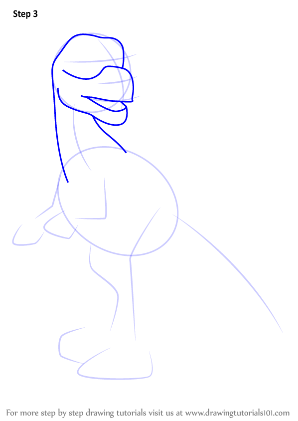 How to Draw Leslie Lesothosaurus from Dinosaur Train (Dinosaur Train ...