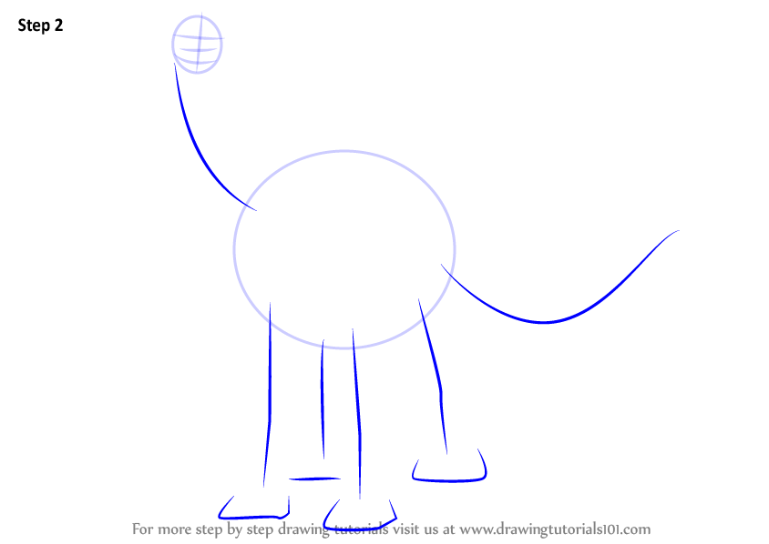 How to Draw Mr. Argentinosaurus from Dinosaur Train (Dinosaur Train ...