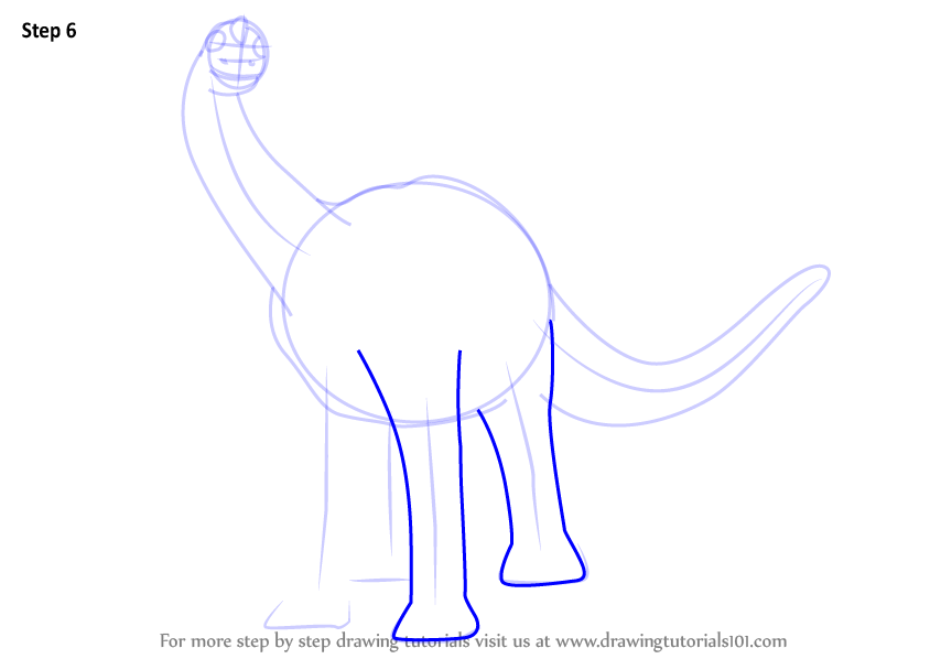 How to Draw Mr. Argentinosaurus from Dinosaur Train (Dinosaur Train ...