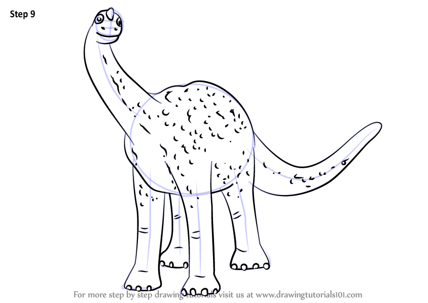How to Draw Mr. Argentinosaurus from Dinosaur Train (Dinosaur Train ...