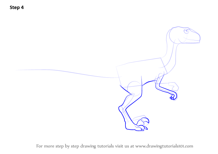 How to Draw Mr. Deinonychus from Dinosaur Train (Dinosaur Train) Step ...