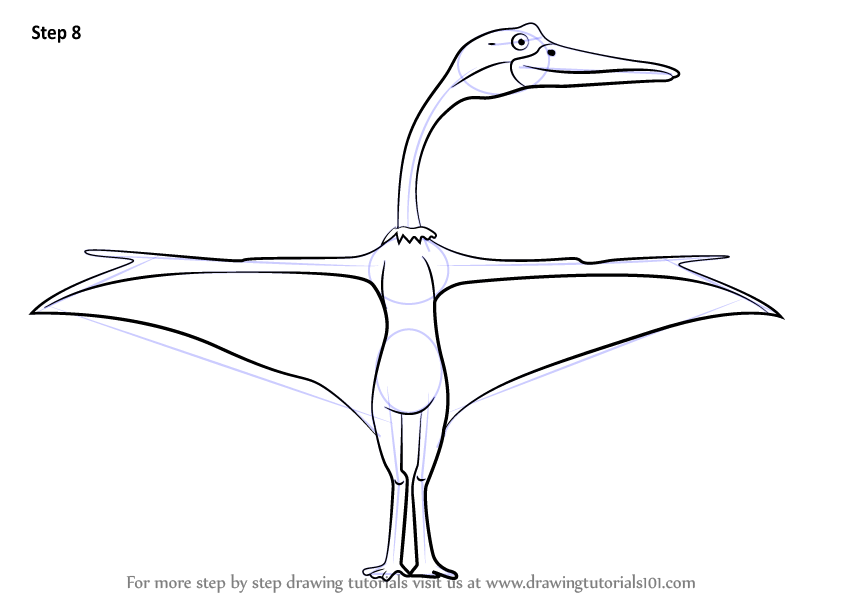 How to Draw Quincy Quetzalcoatlus from Dinosaur Train (Dinosaur Train ...